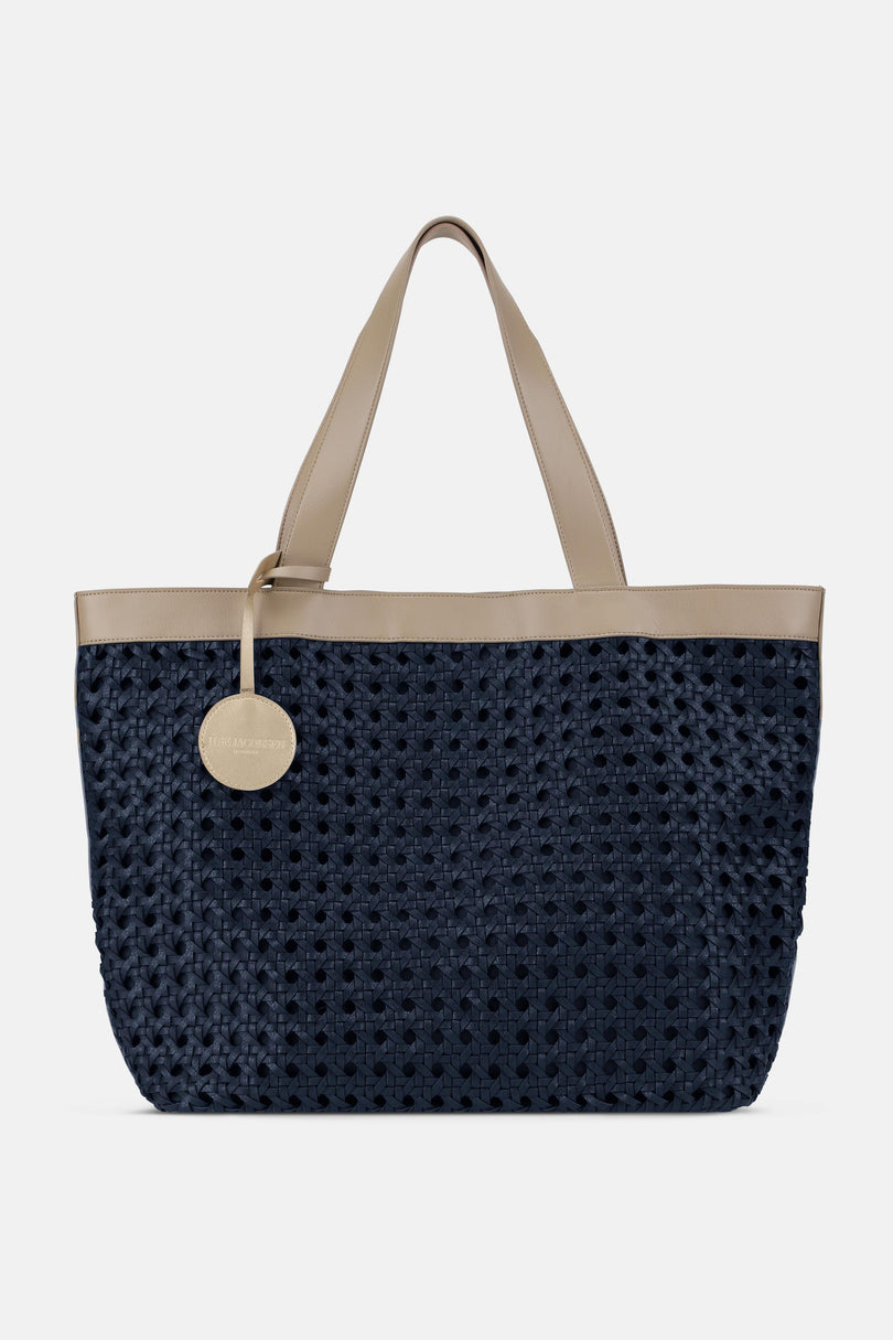 Braid Bag 02 - Dark Indigo & Sand – Grapevine